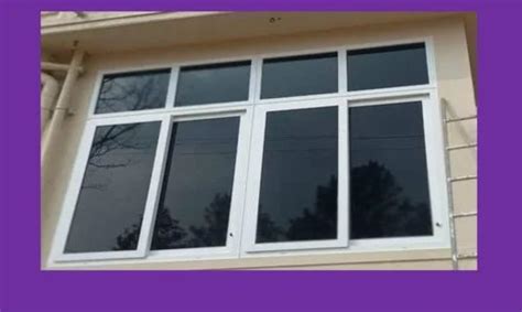 Toughened Glass Upvc Two Track Sliding Window At ₹ 500sq Ft In