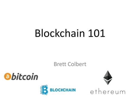 An Introduction To Blockchain Ppt