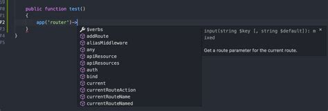 Enhancement Laravel Container Ioc Intellisense By Hardcode · Issue 143 · Bmewburnvscode