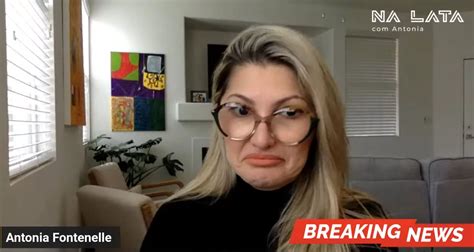 Antonia Fontenelle Surta Ap S Ser Exposta Por Felipe Neto E Colunista Gerou Buzz