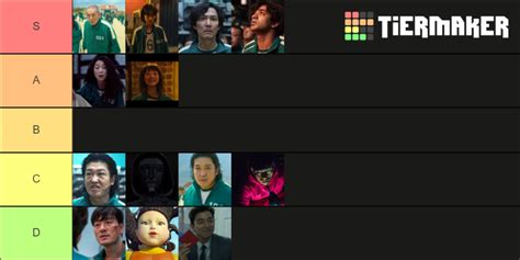 Squid Game Tier List Community Rankings Tiermaker