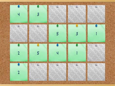 Numbers Pairs Matching Pairs
