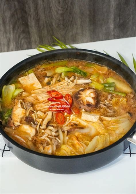 소고기버섯전골 레시피 쉽게 버섯전골 두부버섯찌개 만드는법 네이버 블로그