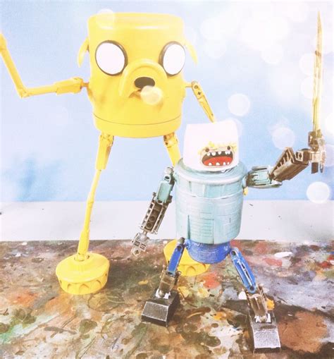 Adventure Time Assemblage Robots Action Figures Assemblage Adventure Time