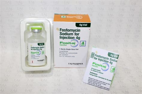 Fosfomycin Sodium For Injection 4g Manufacturer In Pan India