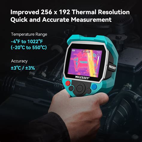 MILESEEY TR256A Thermal Imaging Camera Handheld 256x192 IR Resolution ...