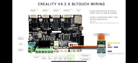 This Is How My Bl Touch Is Wired With The 4 2 7 Bed I Have Flashed The Bl Touch But Need A Good
