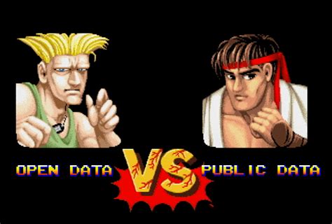 is there a difference between open data and public data by lewis