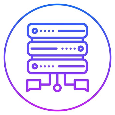 Premium Vector Database Chat Vector Illustration