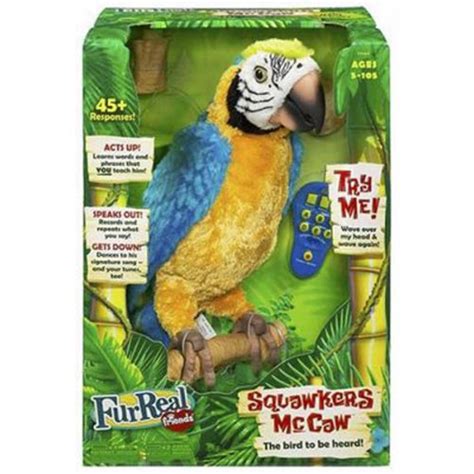 Squawkers Mccaw Furreal Interactive Parrot The Green Head