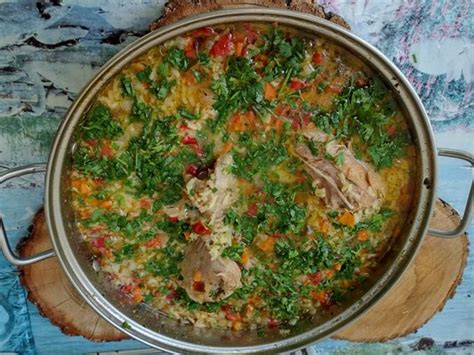 Пуешко с ориз и зеленчуци