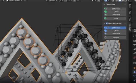 blender插件 模型布尔编辑插件 booltron cgalpha