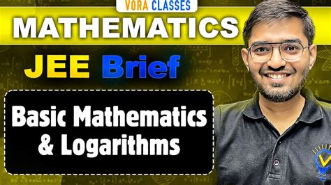 jee brief basic mathematics and logarithms in one shot jee main and