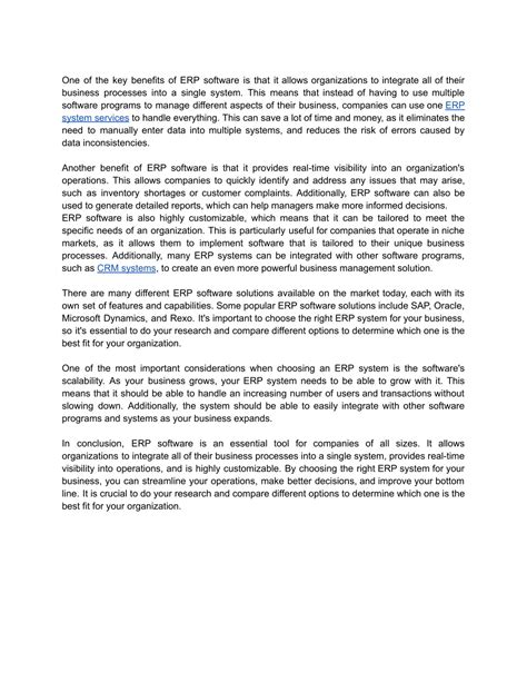 ppt erp software is an essential tool for all organizations