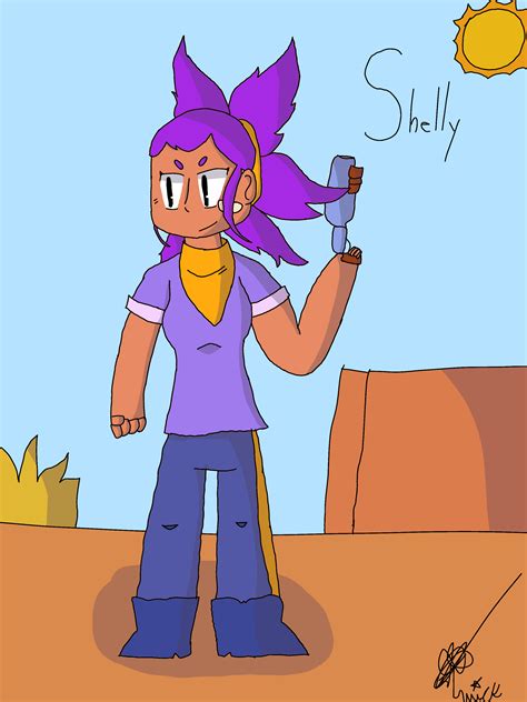 Shelly Fanart R Brawlstars
