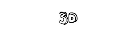 3d Font 3d Font