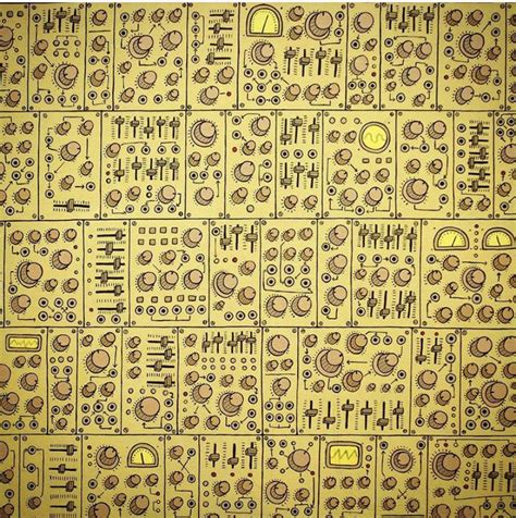 Does Anyone Know The Name Of The Artist Who Drew This Modular Synth R Modularsynthesizer