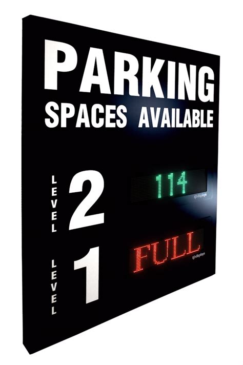 Parking Garage LED LCD Display Solutions IPdisplays