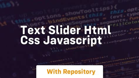 Text Slider Html Css Javascript Youtube