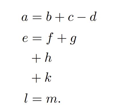 Horizontal Alignment How To Make The Right Ends Of Equations In A Split Environment To Align