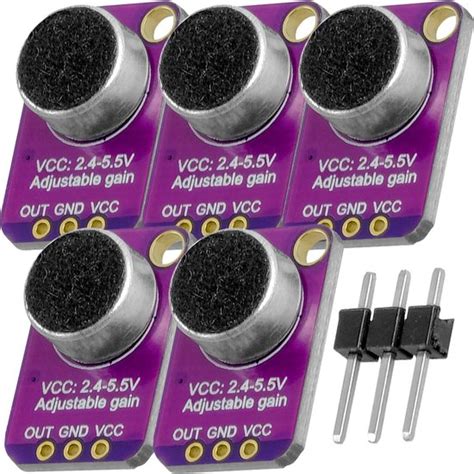 azdelivery max4466 gy max4466 elektrische microfoon versterker preamp
