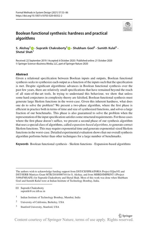 Boolean Functional Synthesis Hardness And Practical Algorithms