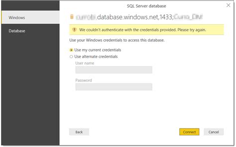 Azure Sql Database Powerbi Using Ad Stack Overflow