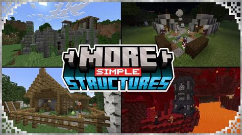 More Simple Structures Mod Mods Minecraft Bedrock