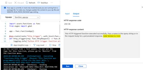 Python Azure Functions Gdal Support Stack Overflow