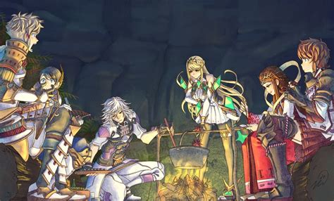Mythra Mythra Lora Fan La Norne Jin And More Xenoblade Chronicles And More Drawn By