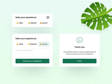 Feedback Ui Designs Themes Templates And Downloadable Graphic Elements On Dribbble