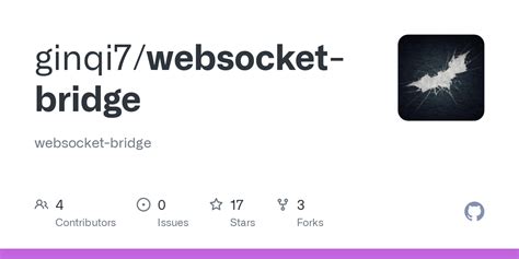 Github Ginqi7websocket Bridge Websocket Bridge