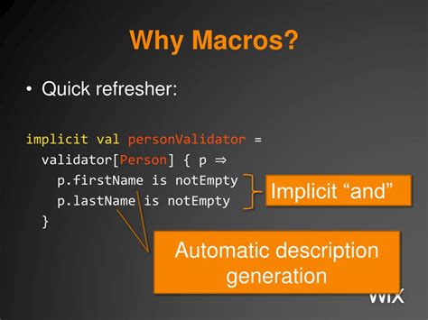 Ppt Leveraging Scala Macros For Better Validation Powerpoint