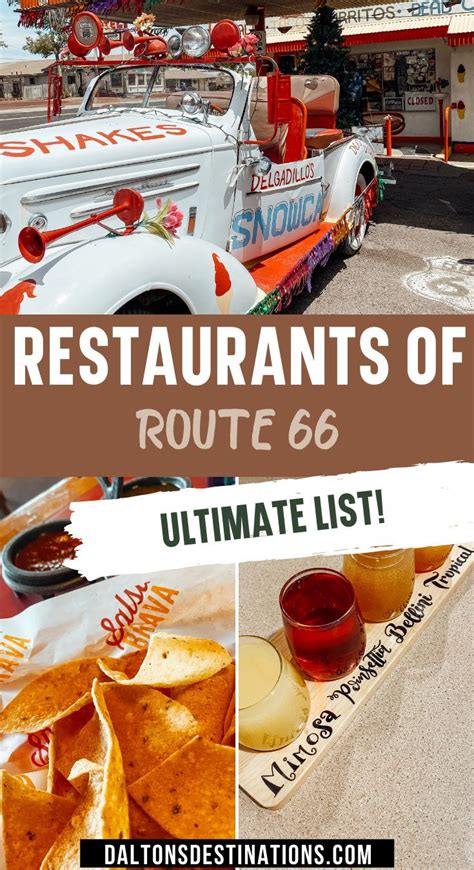 Route 66 Food Tour Favorite Foodie Destinations Foodie Destinations