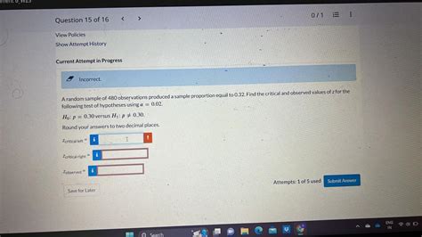 Solved A Random Sample Of 480 Observations Produced A Sample