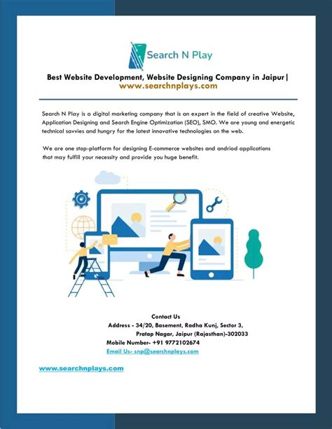 Ppt Best Website Development Website Designing Company In Jaipur Search N Play Powerpoint