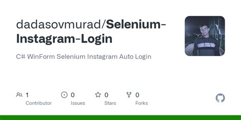 Github Dadasovmuradselenium Instagram Login C Winform Selenium