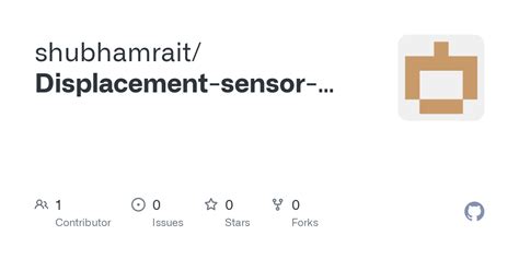 Github Shubhamrait Displacement Sensor Visualization