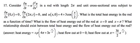 Solved Consider Partial Differential U Partial Chegg