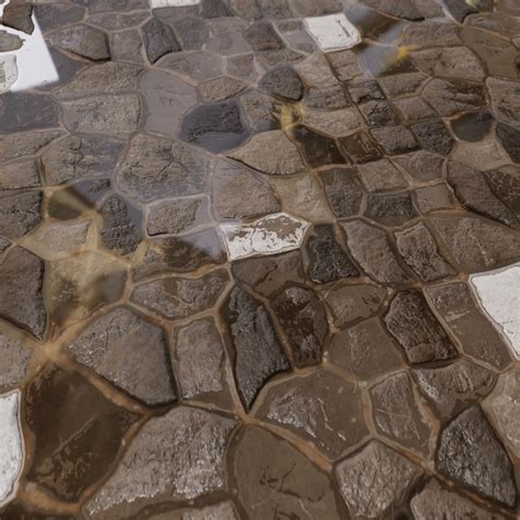 Rough Wet Cobblestone Texture 1817 Lotpixel