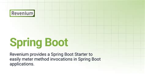 Spring Boot Revenium Developer Docs