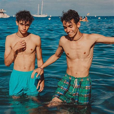 Having Fun In The Ocean Marcusdobre Marcus And Lucas Lucas Dobre Marcus Dobre Cute Twins