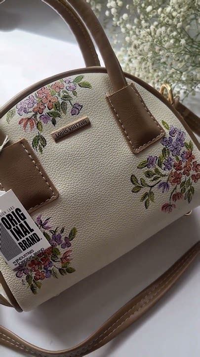 کیف هنری نقاشی شده تا آخر ببین و نظرت رو بهم بگو 🌻🌻نقاشیرویچرم Bag