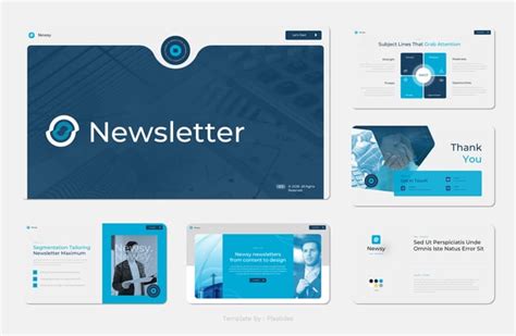 Newsletter Powerpoint Incl White And Pitch Envato