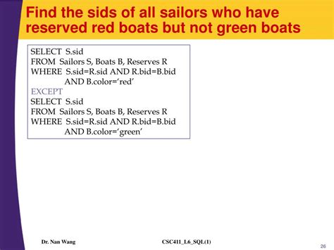 Ppt Sql Queries Constraints Triggers Chapter 5 Part 1 Powerpoint
