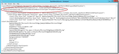 Example Of An Xml Configuration File Showing The Features