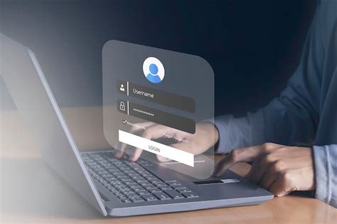 Premium Photo The System Authenticates Users With Name And Password