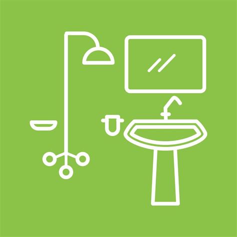 Washroom Line Color Background Icon 16346285 Vector Art At Vecteezy