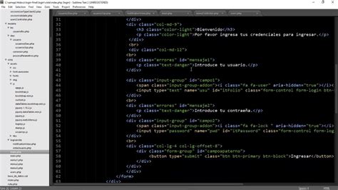 Sistema Login Con Php Mysql Bootstrap Parte 2 Youtube