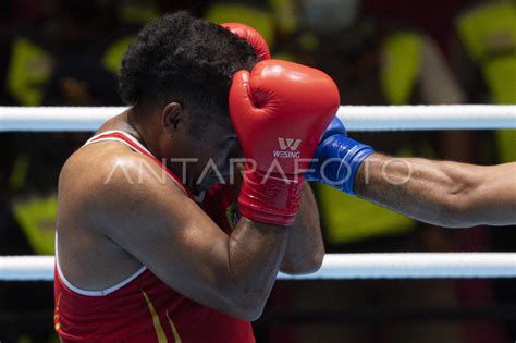 Semi Final Tinju Kelas Berat Putra 81 91 Kg Antara Foto
